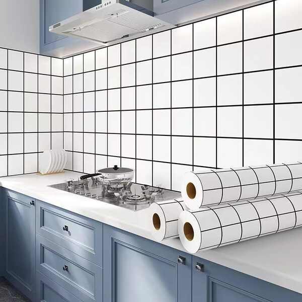 wallpaper marble dinding marble wallpaper Pelekat kalis minyak dinding ...