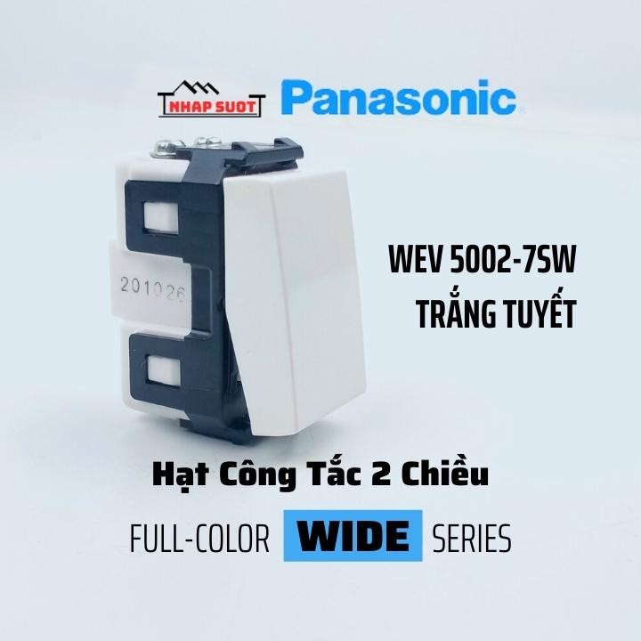 Panasonic snow white 2-way switch bead Wide Series WEV5002-7SW | Shopee ...