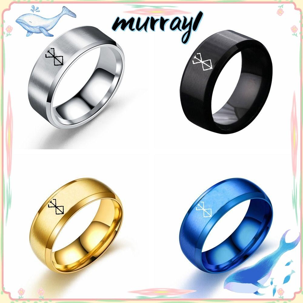 MURRAY1 Anime Ring, 4 Colors Commemorative Anime Peripheral, Simple ...