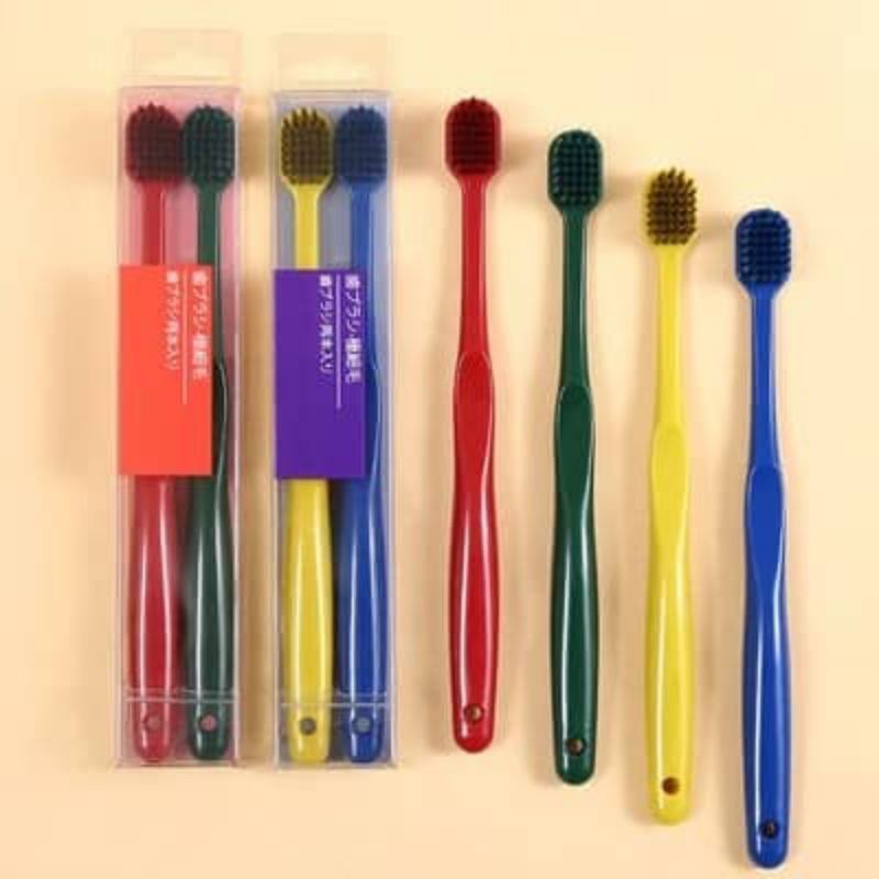 （Only RM1）2pcs/set Japanese Couples Adult Toothbrush Solf Bristles Head ...