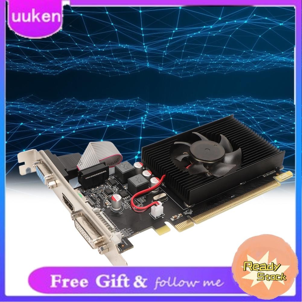Uukendh HD 7450 Graphics Card 2GB DDR3 Gaming 64bit GPU DirectX 11 ...