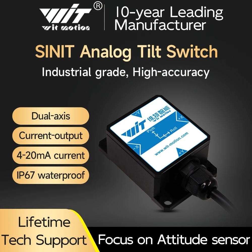 WitMotion SINIT Dual-axis Current Analog Tilt Switch (4-20mA, -90 ...