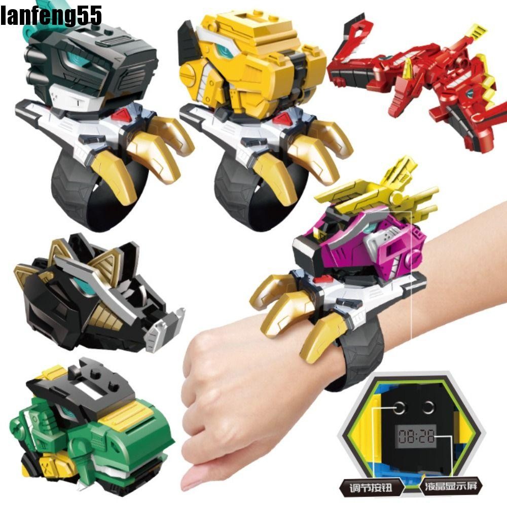 LANFENG Miniforce Watch Toy, Ruper Dinosaur Action Figures Watch ...
