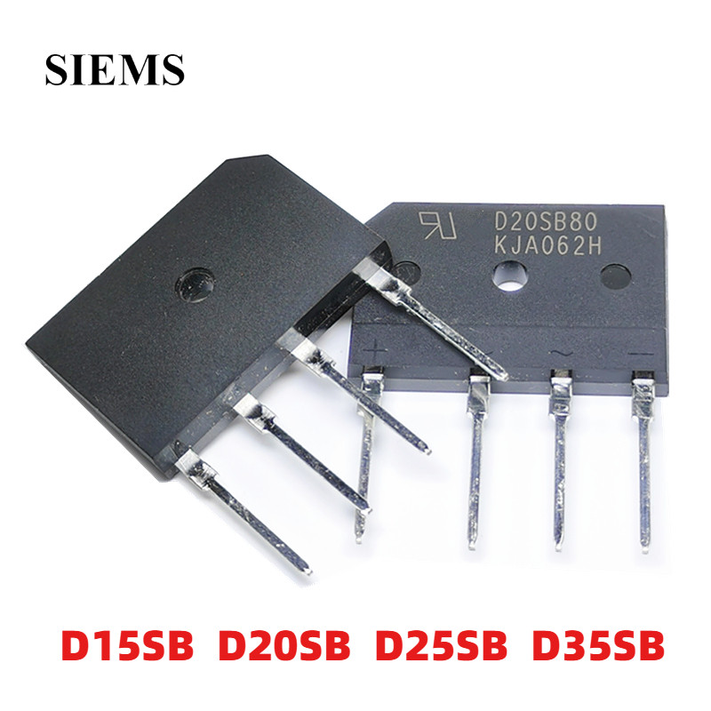2/5Pcs D15SB80 Electromagnetic furnace bridge rectifier D20SB20 D25SB60 D35SB100 20 40 | Shopee ...
