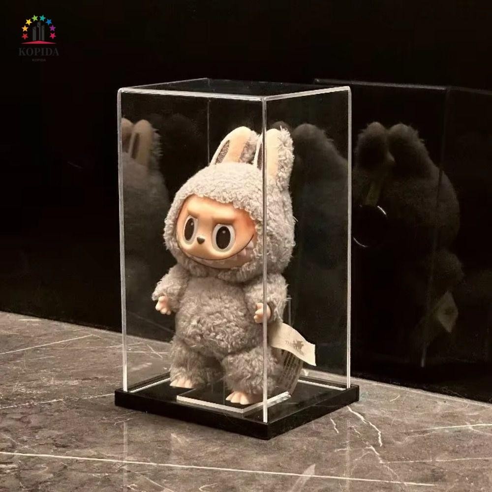 WILLIS LABUBU Display Box, Transparent Removable Labubu Doll Storage ...