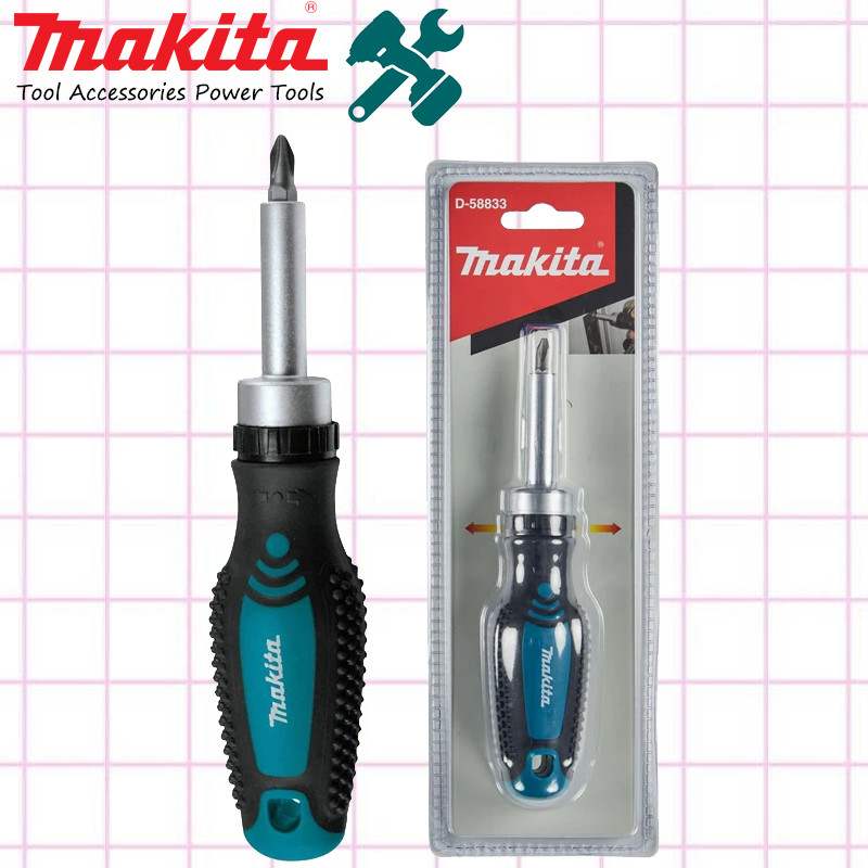 Ratchet Screwdriver 1/4" 25mm PH2 Positive Negative Magnetic Poles ...