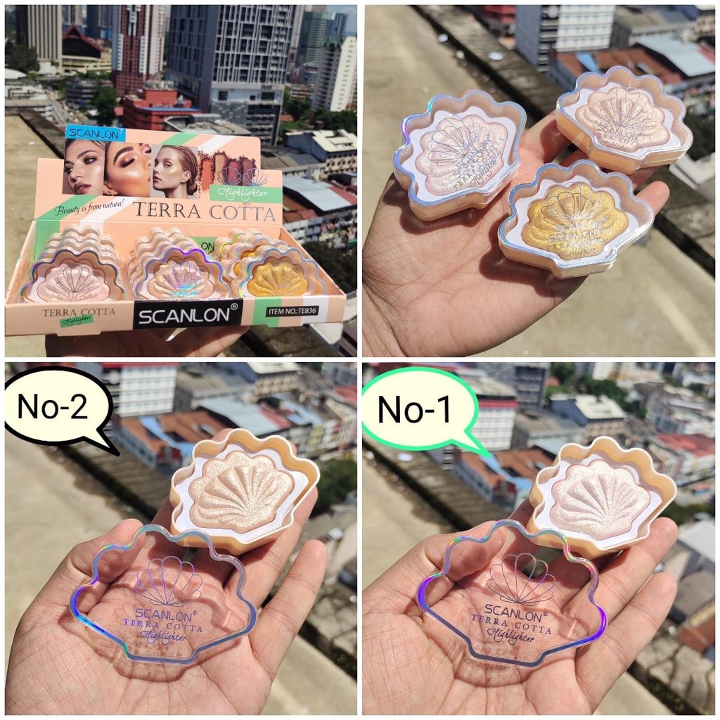 Shell Shape Terra Cotta Highlighter-Let Beauty Upgrade | Shopee Malaysia