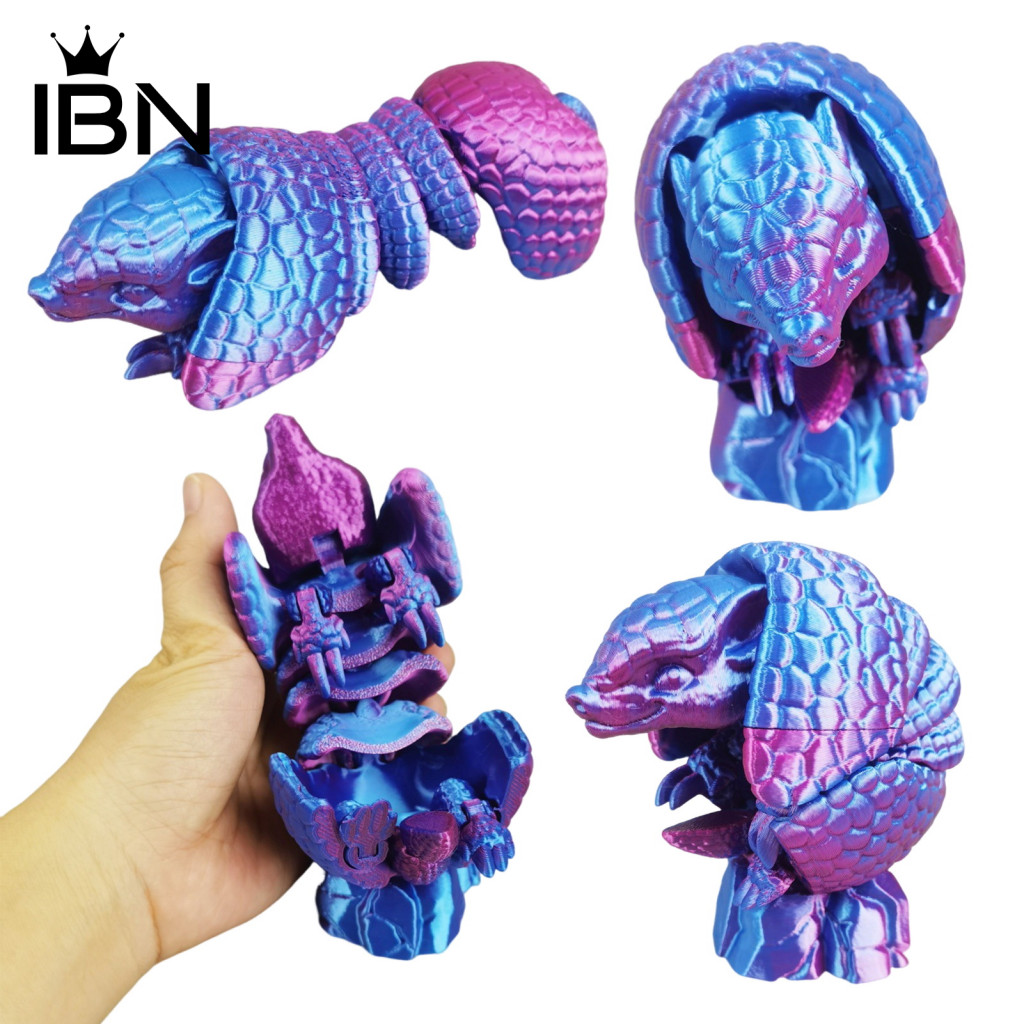 Colorful Pangolin Figurine Pangolin Home Decor Adorable 3d Printed ...