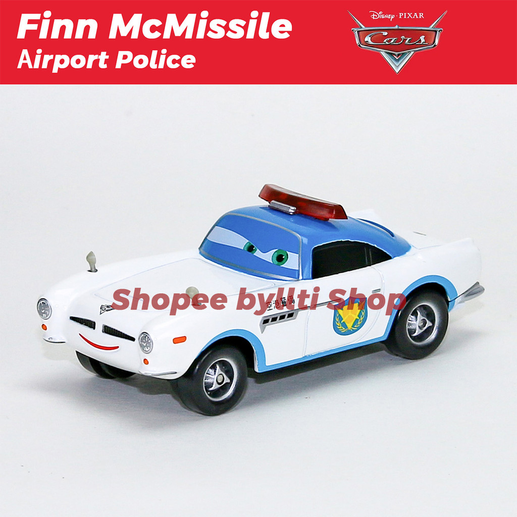 Mattel Disney Pixar Cars Security Guard Finn 1:55 Diecast Car Kids Toys ...