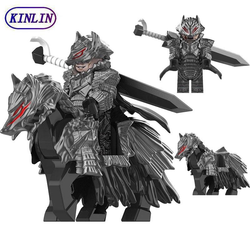 Berserk Action Figures Building Block Toys Guts Mount Wolf Anime All ...