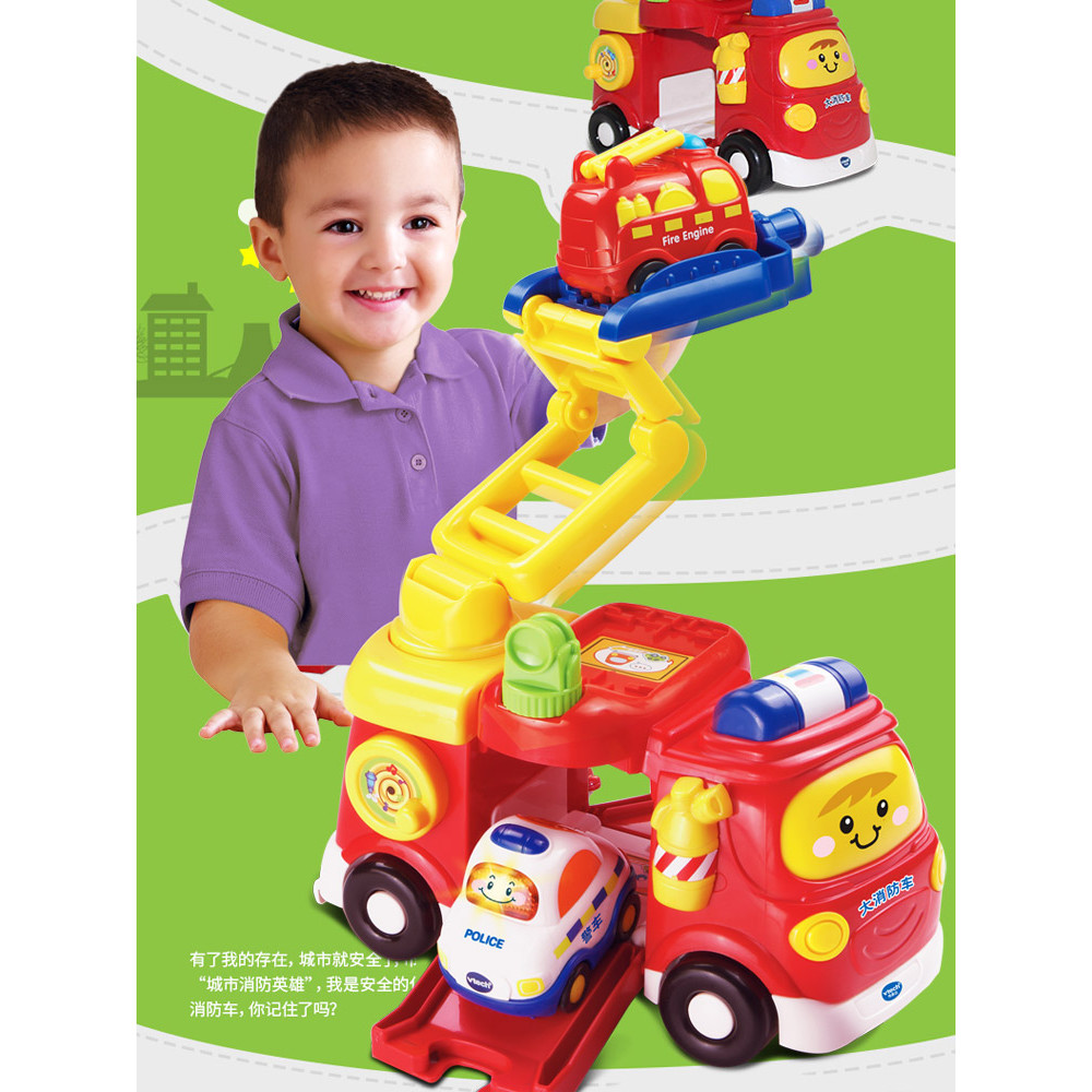 VTech Magic Track Lori Bomba Model Lori Bomba Tangga Mainan Model ...