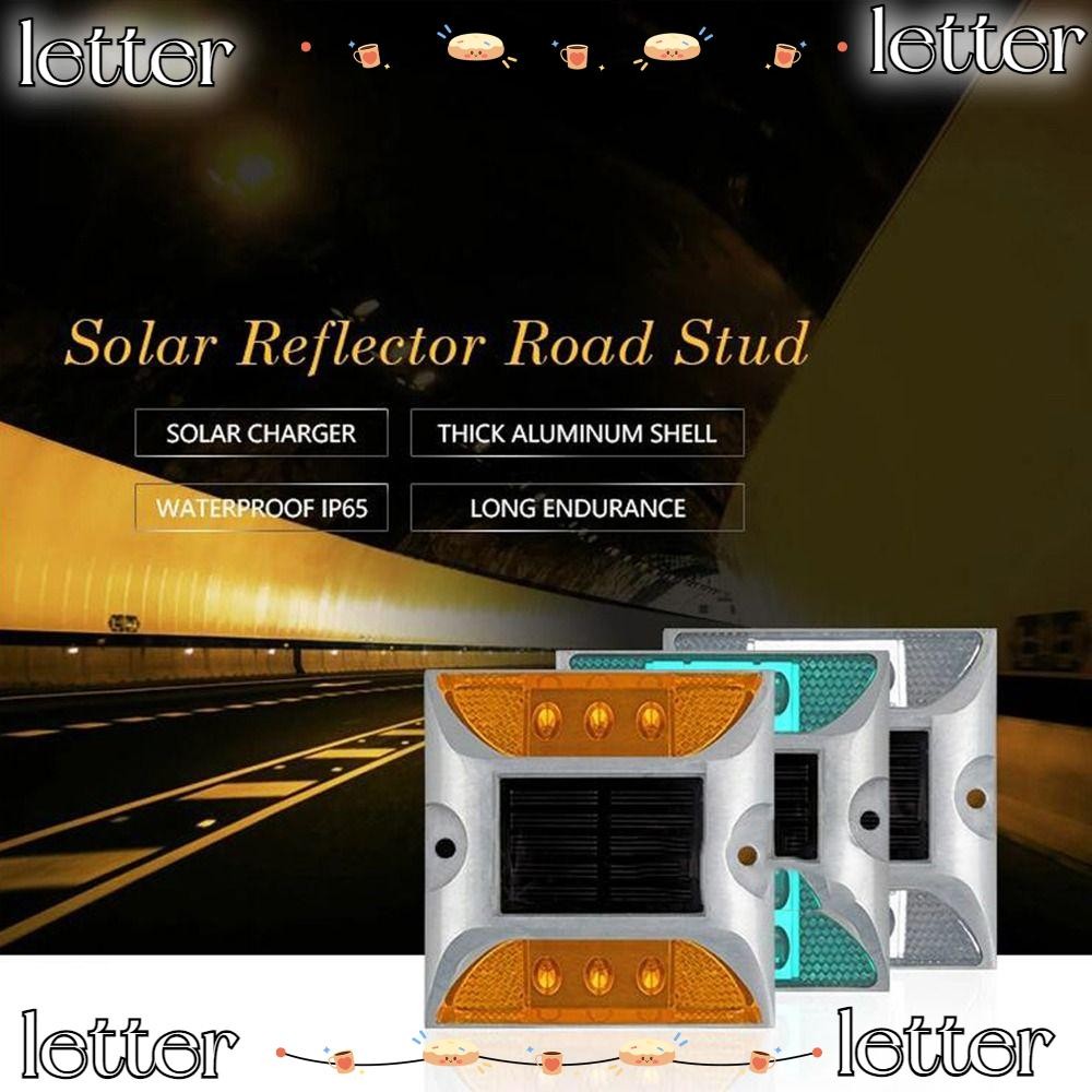 LETTER Road Stud Light, Reflective Flashing or Always-on Traffic Marker ...