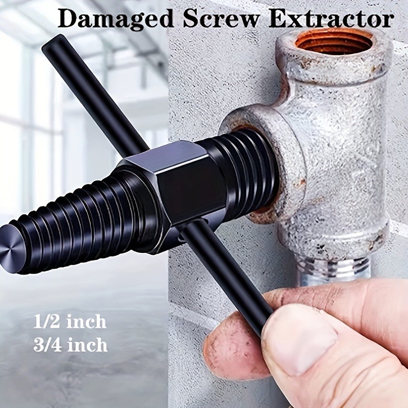 Water pipe break Extractor Faucet Valve Screw Extractor Set Damaged ...