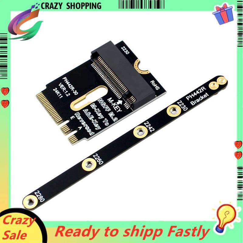 M.2 Wifi Adapter M.2 Wifi to Nvme SSD Adapter PCIe4.0 to M2 NGFF Key A ...