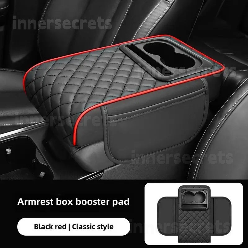 4 In 1 Car Armrest Storage Box Car Center Console Organizer With Cup ...