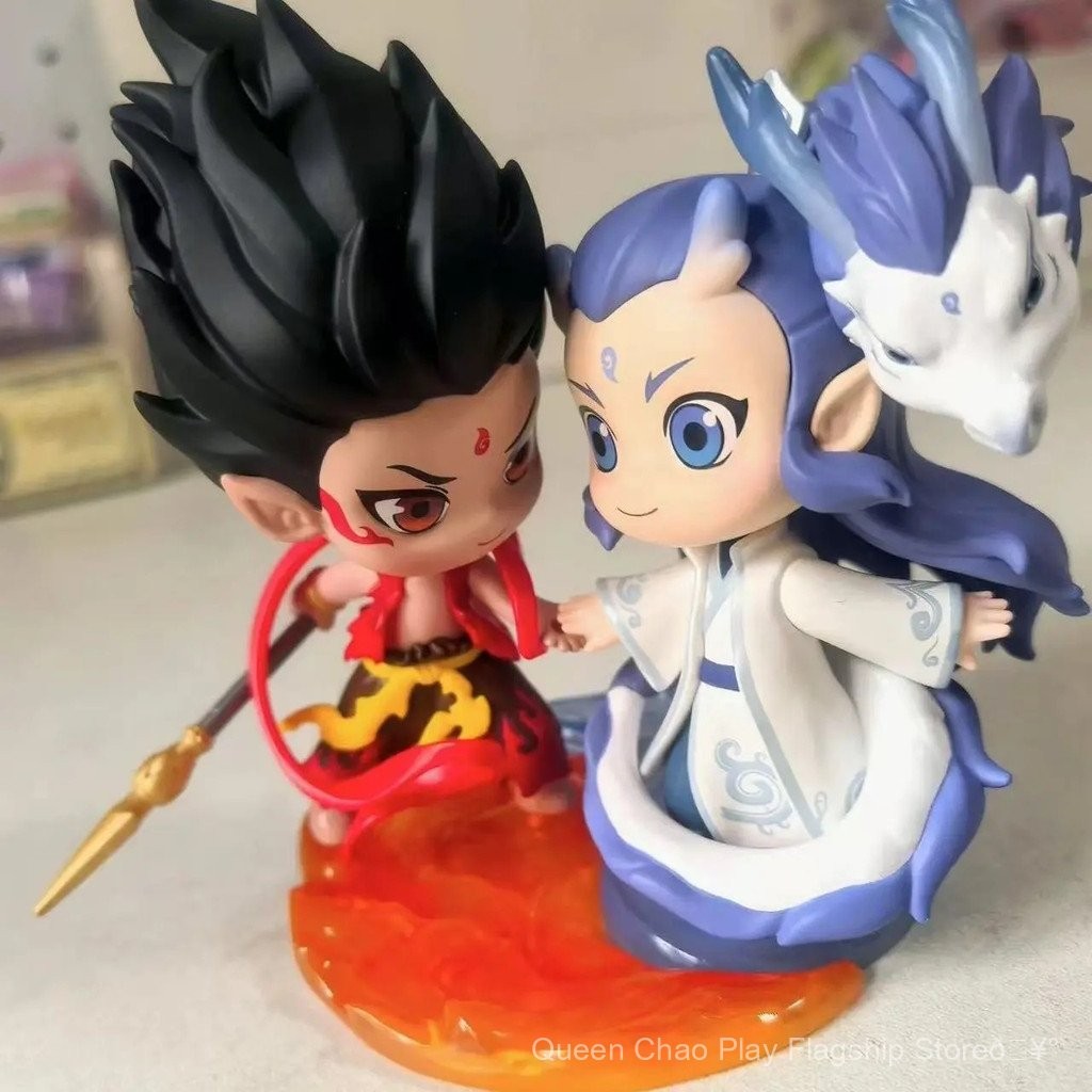 Cute POPMART POPMART Nezha's Demon Child Haunted Sea Natural Bond ...