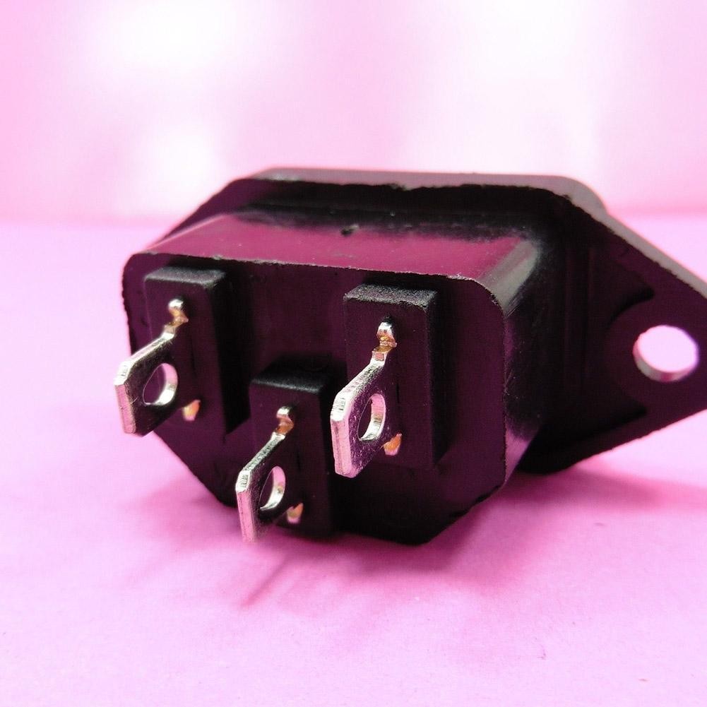 MAELOVE2 Ac Power Socket C14 Pin Socket Ear Fixed Hole Computer Rice ...
