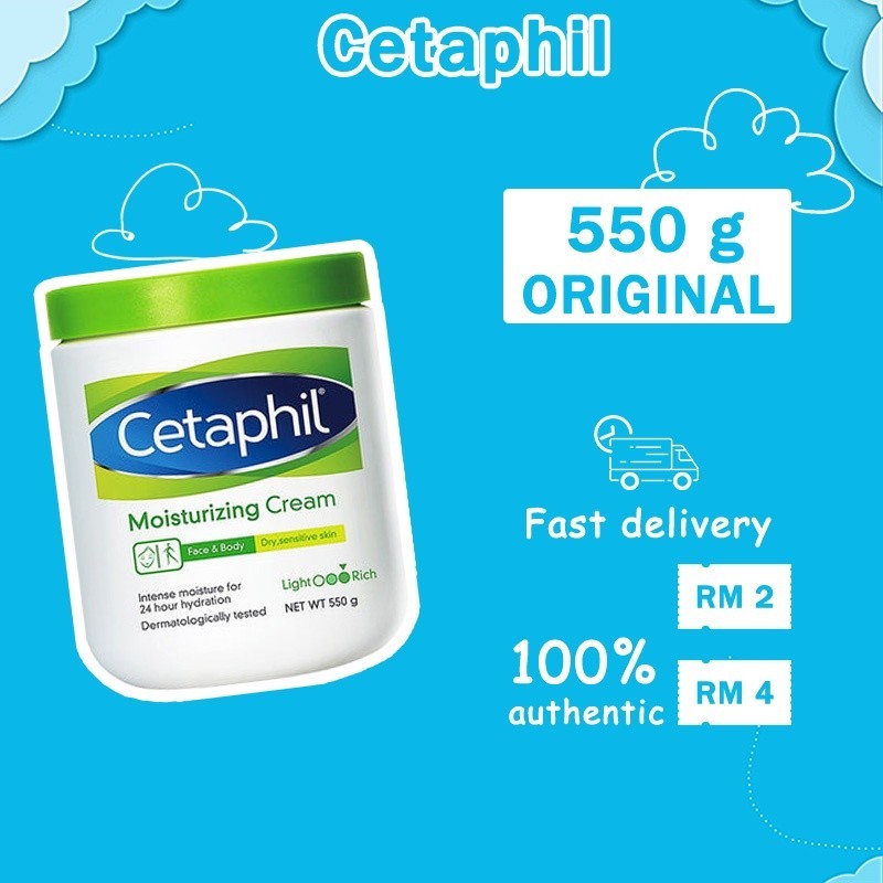 Cetaphil Moisturizing Cream 550g566gProven To Bind Water To The Skin ...