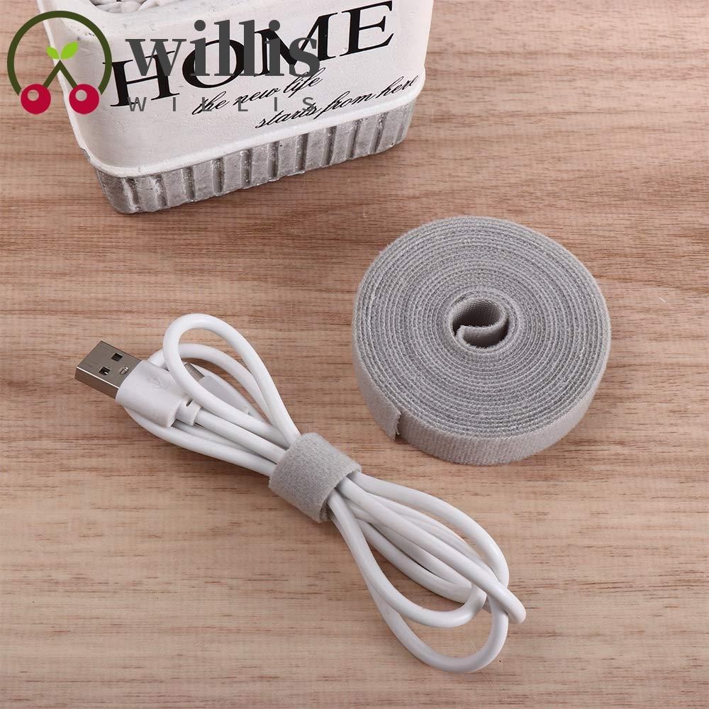 WILLIS Cable Fixing Straps Hand Tear Reusable Cable Management Tape ...