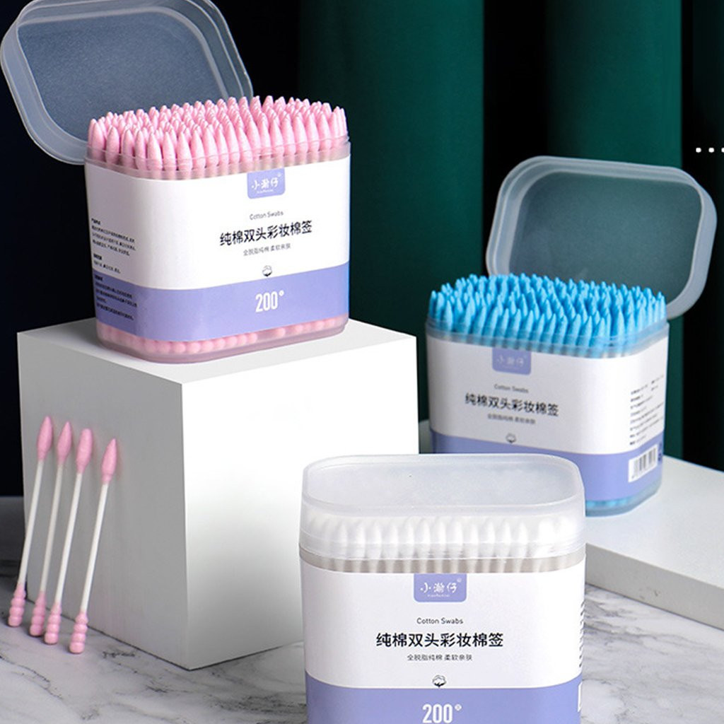 Box of 200 Cotton Swabs (Box of 200) | Shopee Malaysia