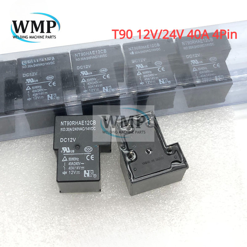 Original T90 Relay NT90RHAE12CB NT90RHAE24CB 4Pin 12V 24V 40A New ...