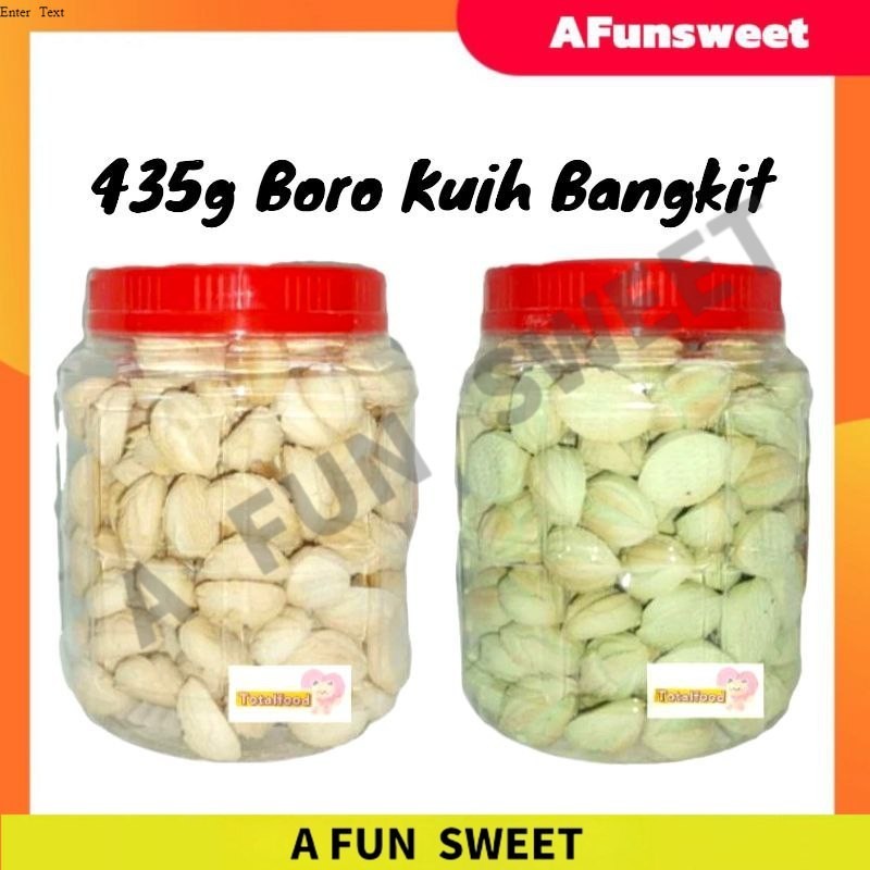 Boro Biskut Kuih Bangkit [Original / Pandan / Kopi / Durian] 435g ...
