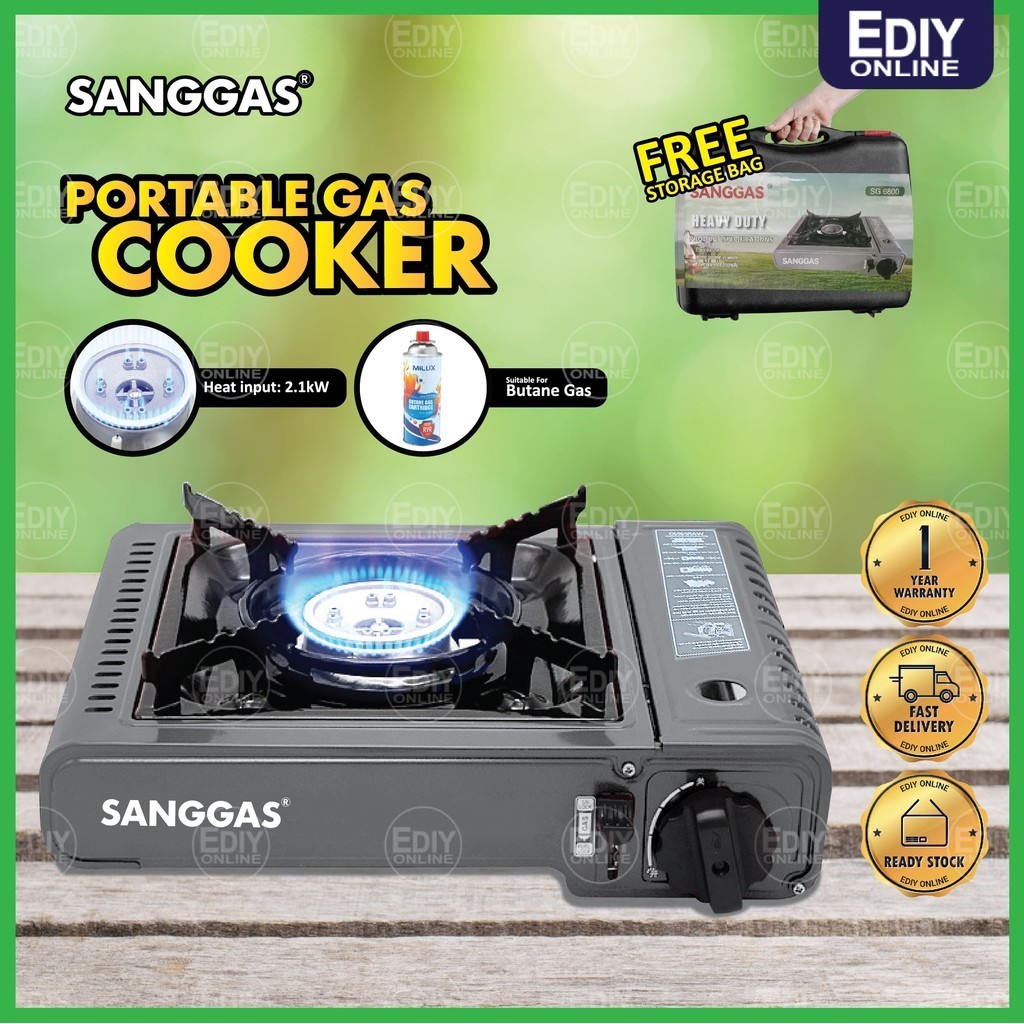 2100W Mini Powerful Portable Butane Gas Cooker Stove Masak Camping ...