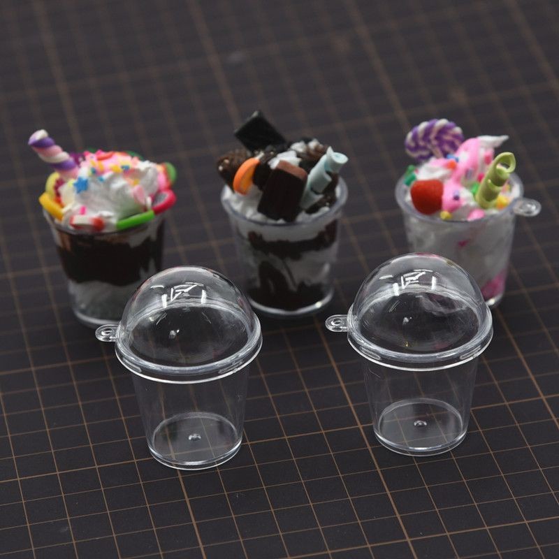 Mini wood chaff cup DIY wood chaff cup pudding cup tiram Mini wood Bran ...