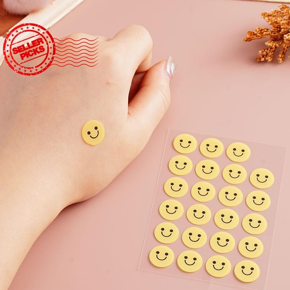 Dododots Smiling Face Style Beauty Patch | Sour Power Hydrocolloid Acne ...
