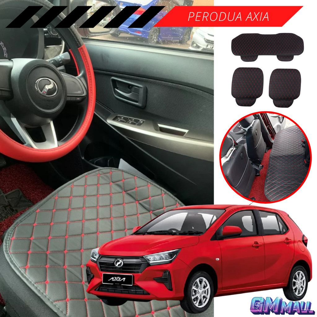 PERODUA AXIA Car Seat Cushion Cover Waterproof Sarung Kusyen Sofa ...