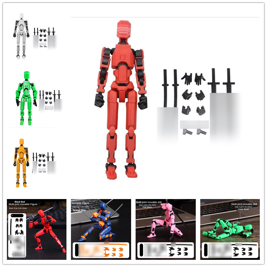 Dummy 13 Action Figure T3 Figure Lucky Doll Decoratione Joint Movable ...