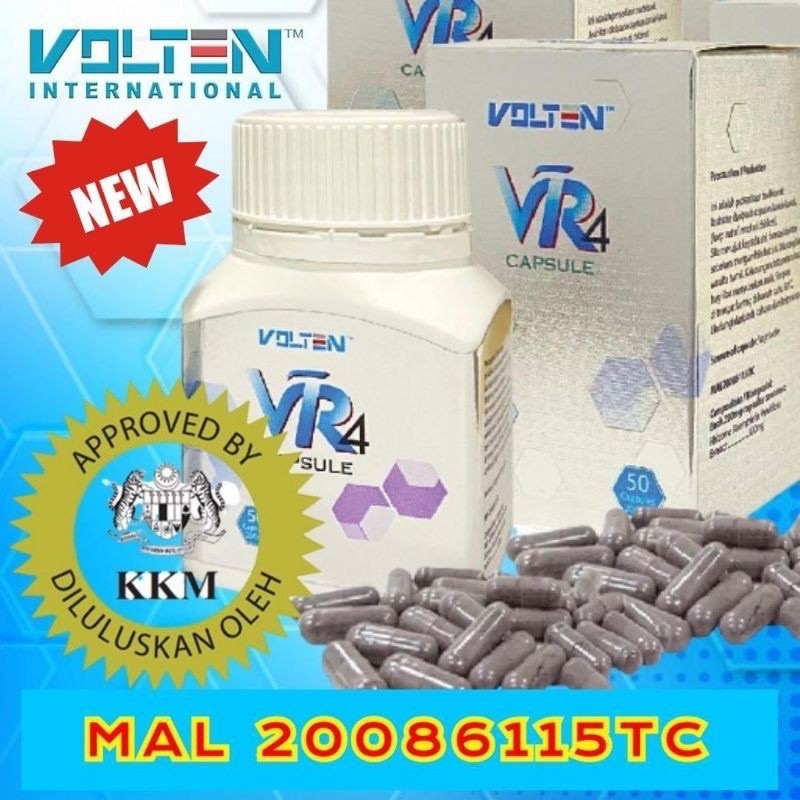 💯 ORIGIINAL KAPSUL VR4 DR4 CAPSULE KUNYIT HITAM / HALIA HITAM VOLTEN ...