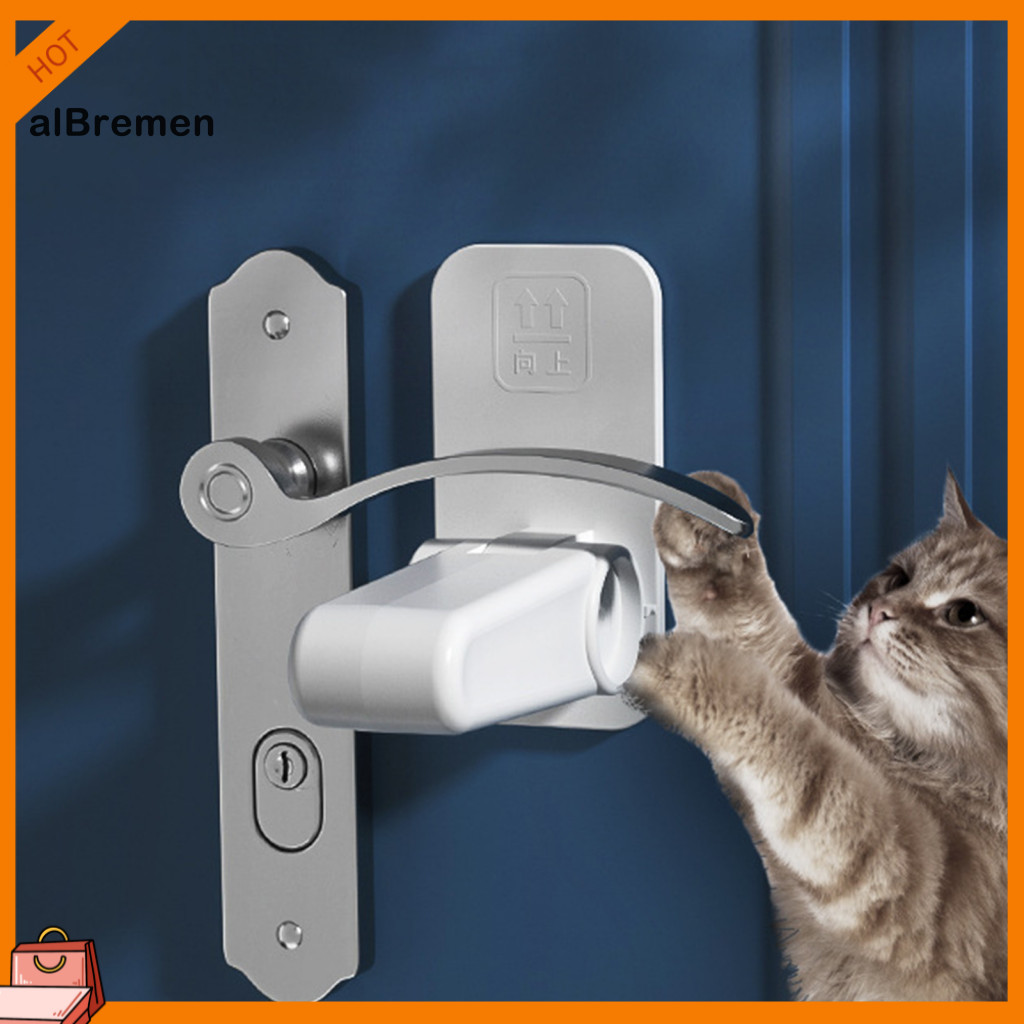 (New) Anti-theft Safety Door Stopper Door Handle Safety Lock Hotel ...