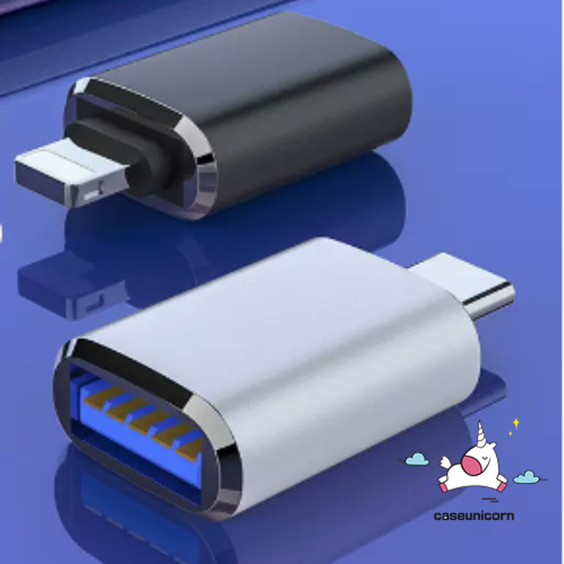 Caseunicorn OTG USB 3.0 To Type C Male Fast Charging Adapter Converter ...