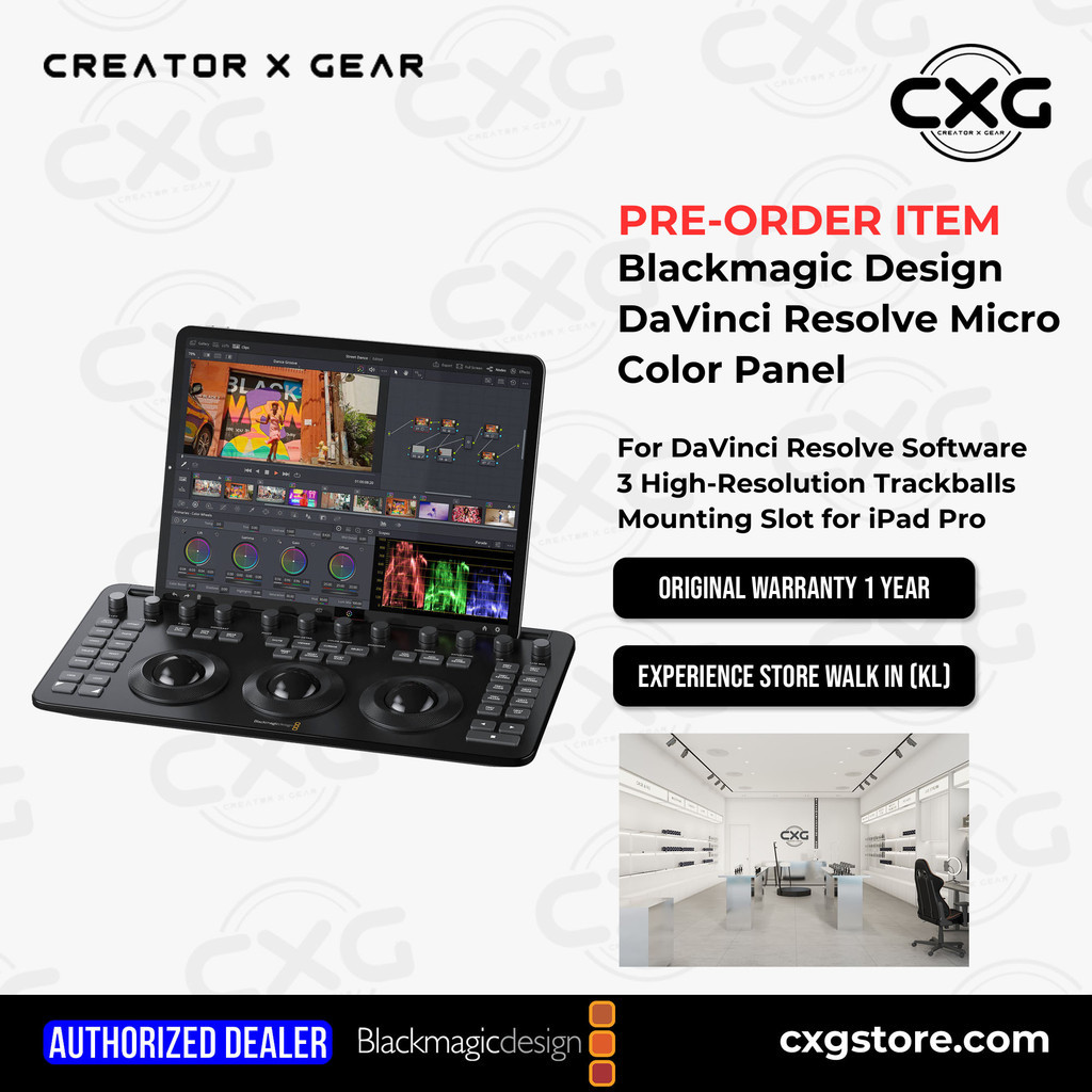 Blackmagic Design DaVinci Resolve Micro Color Panel / Micro Panel ...