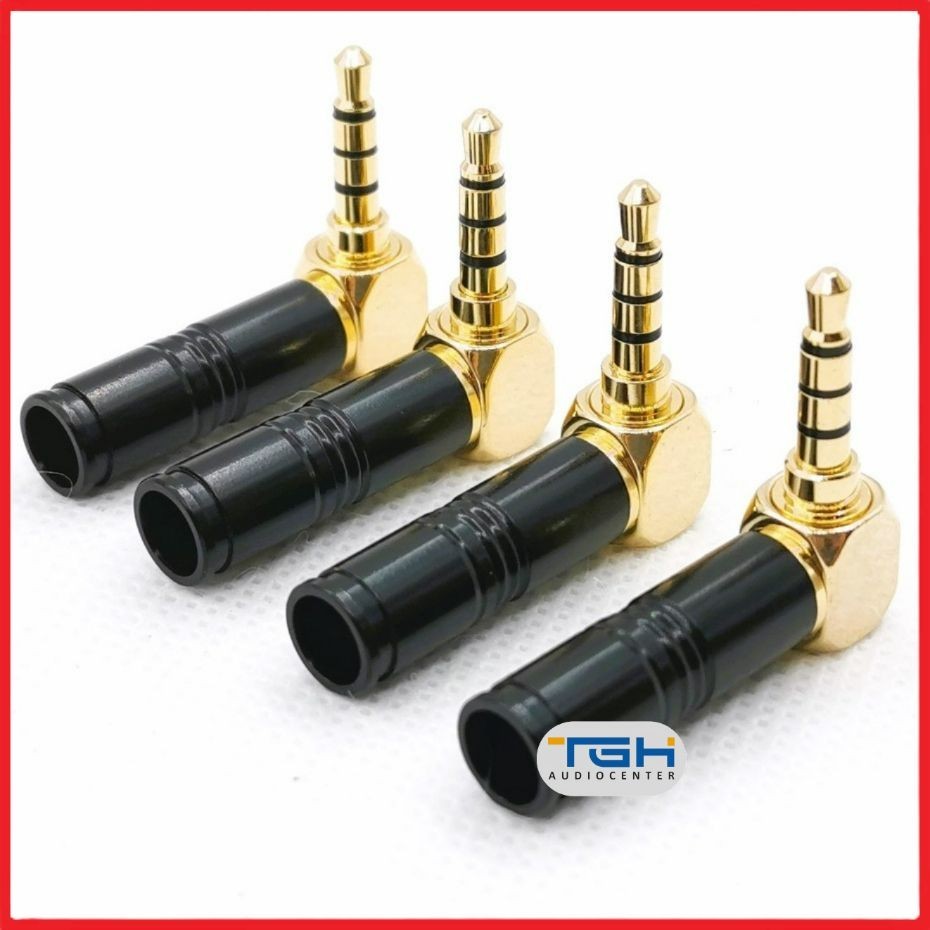 3mm 3.5mm curved Jack - 4 pins - uses 6mm wire diameter. (Price Is for ...