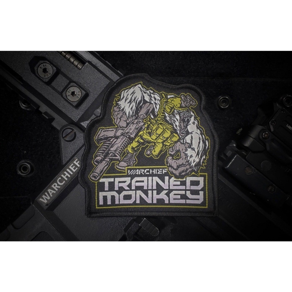 Patch Velcro Tactical Trainer Monkey-Warchief | Shopee Malaysia