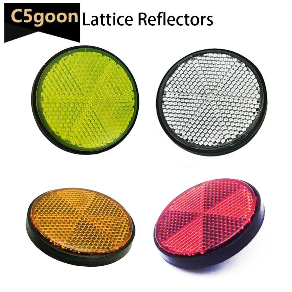 C5GOON Lattice Reflectors Plastic Round Reflectors Motorcycle ATV Dirt ...