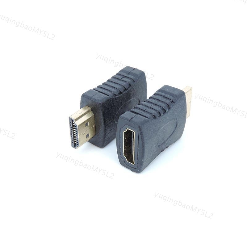 Hdmi-Compatible Male To Female Straight Adapter Cable Female Connector ...