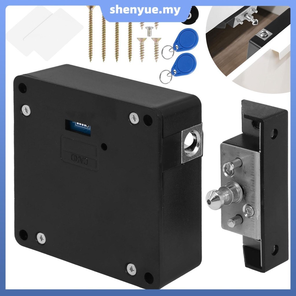 Hidden Electronic Cabinet Lock DIY RFID Drawer Lock Cupboard Drawer ...