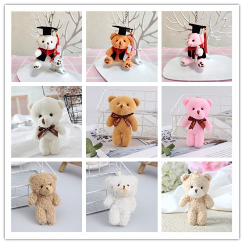 Graduated Bear/Dr Bear/Toy Mini Teddy Bear/Keychain Doll Plush Toy Bear ...