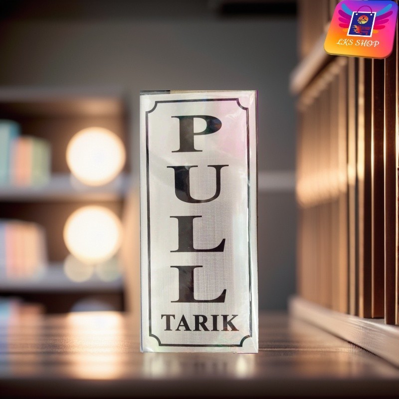 PULL TARIK Logo Steel Sign Board | Shopee Malaysia