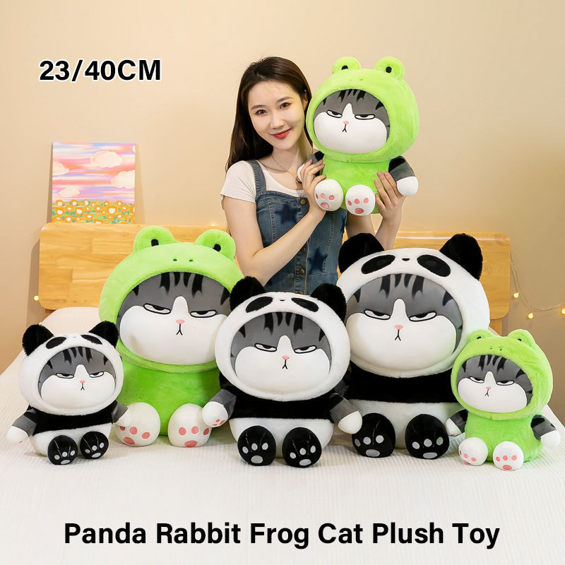 Emperor Cat Doll Cosplay Panda Rabbit Frog Cat Plush Toy Emperor cat ...