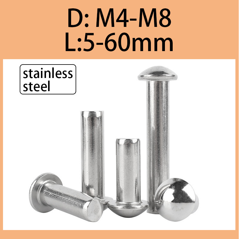 304 stainless steel striking rivet 4mm rivet 5mm stainless steel rivet ...