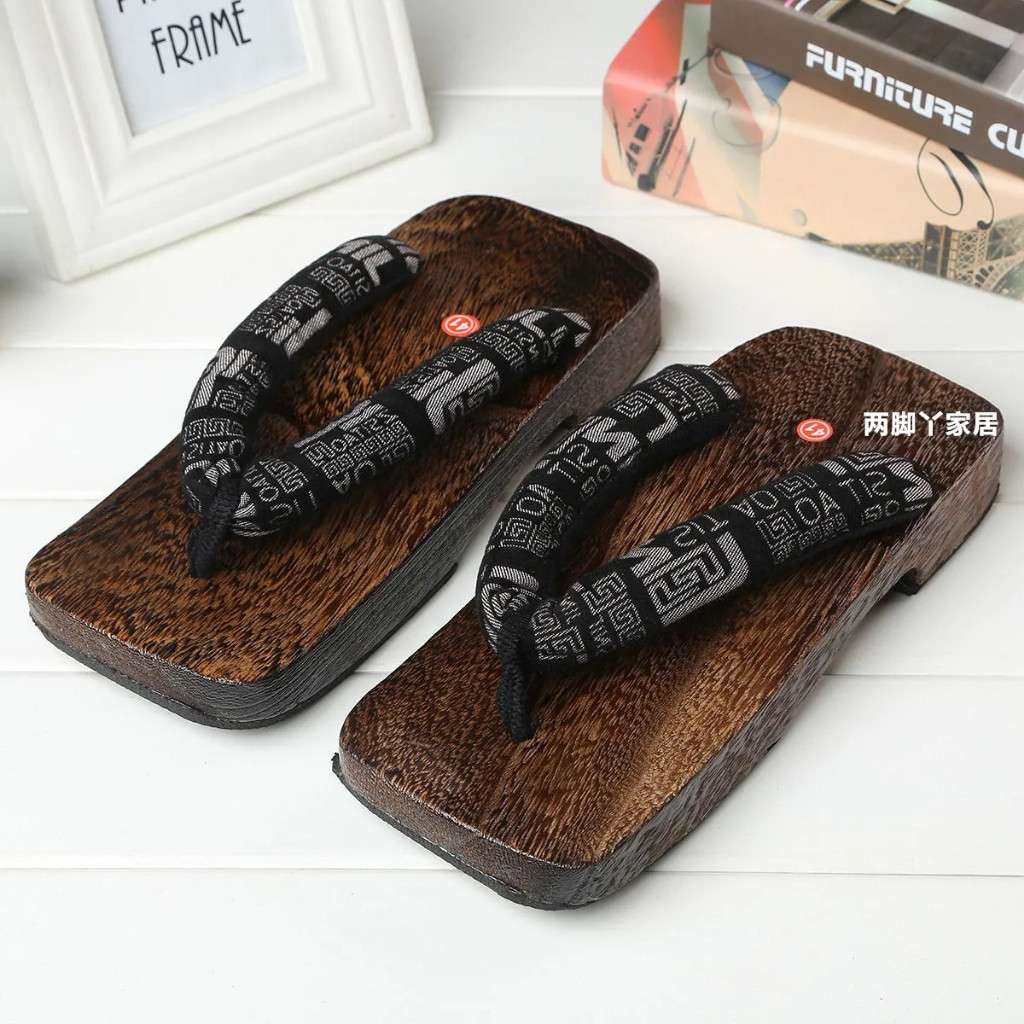 Anime Cosplay Shoes Geta Clogs Japanese Traditional Samurai For Men ...