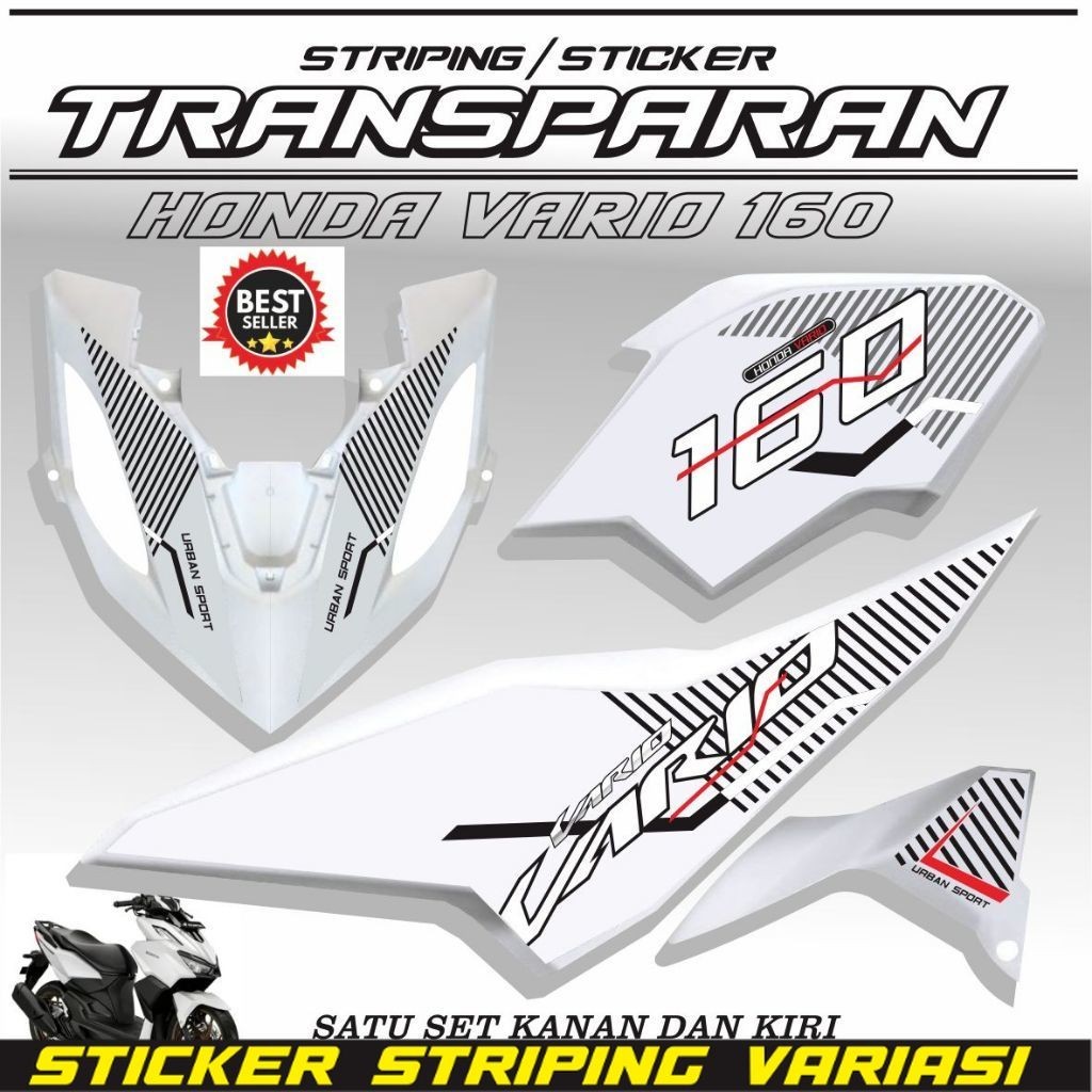 Stickers/striping Stickers VARIO 160 Transparent Variation Stickers ...