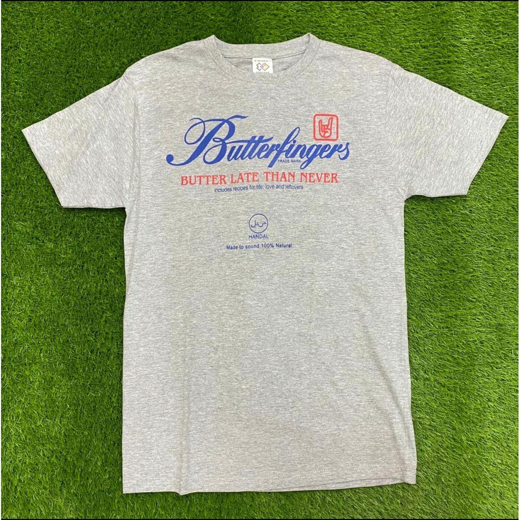 ButterFingers Grey Butter Late Than Never Malaysia Rock Band Shirts ...