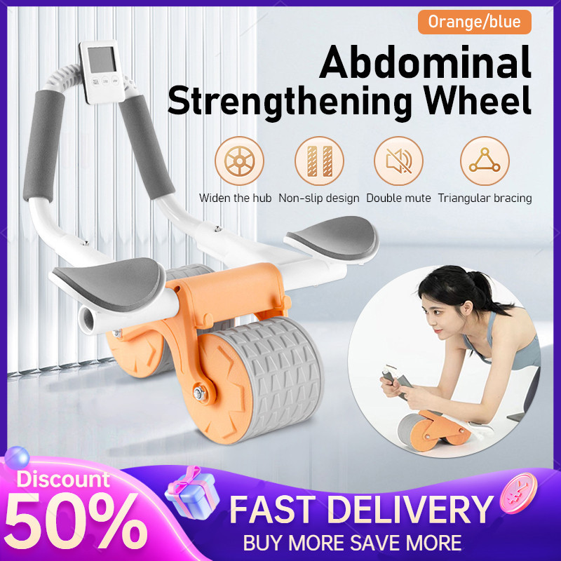 ABS roller AB Wheel Automatic rebound abdominal wheel Stability ...