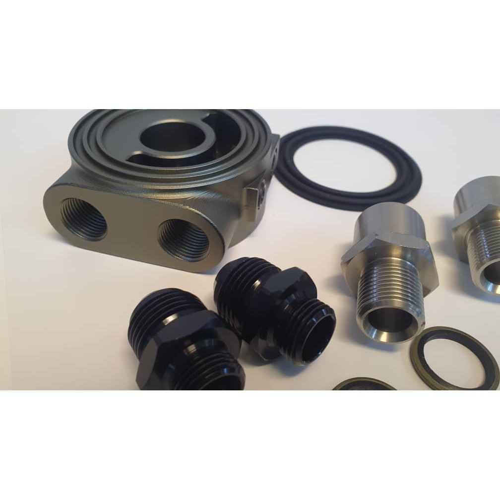 Universal SK Custom AN10 Oil Cooler Sensor Adaptor Oil Pressure Oil ...