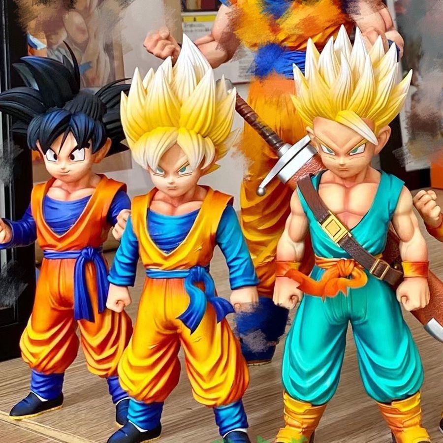 Tea God 05 Colors Figure Dragon Ball Son Goten Trunks Figure Figure ...